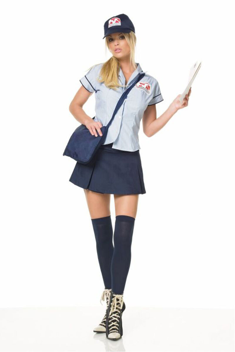 Sexy Mail Delivery Woman Costume by Leg Avenue